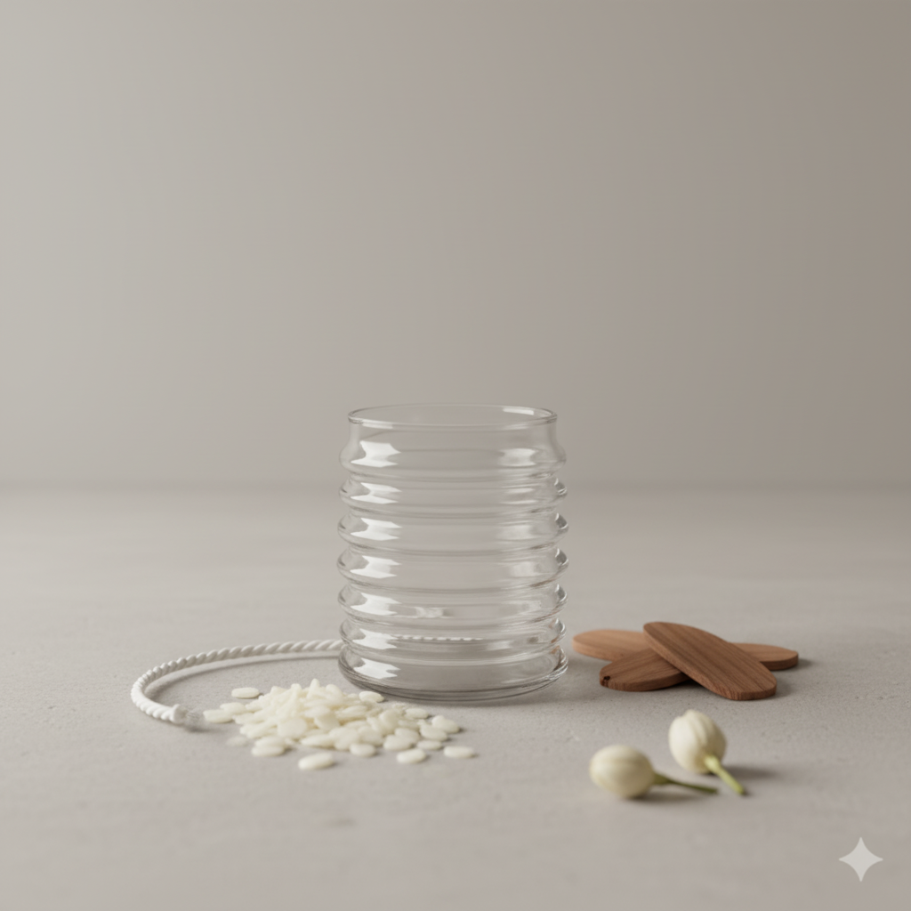 Ring Jar- Approx. 4*3 inches | Candle Jars Wholesale Online India